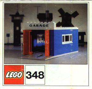 Lego Set: Garage with Automatic Doors (Legoland(Building) Leg:348-1