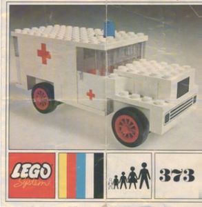 Lego Set: Ambulance (Legoland(Vehicle) Leg:373-2