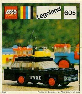 Lego Set: Taxi (Legoland(Vehicle) Leg:605-2
