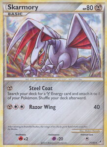 Game Card: Skarmory (Pokémon TCG(Call of Legends Set) Col:PKM-CLS-EN031