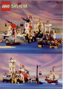 Lego Set: Imperial Trading Post (Pirates(Imperial Guards) Leg:6277-1