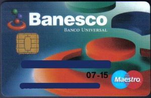 Bank Card: Banesco (Banesco, VenezuelaCol:VE-MS-0183.04
