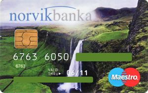 Bank Card: Waterfall (Norvikbanka, LatviaCol:LV-MS-0007.01
