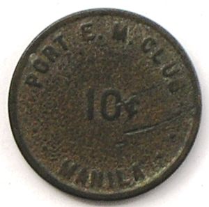 Token: Port E.M Club (Philippines(Military Tokens) Col:PH-000004