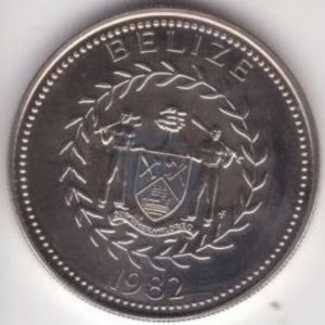 Moneda: 5 Dollars (Avifauna of Belize - Keel-Billed Toucan) (Belize ...