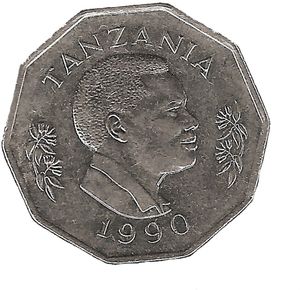 Coin: 5 Shilingi (Tanzania(1961~Today - Circulation - Shilling) WCC:km23a.2