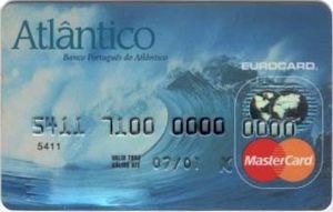 Bank Card: MasterCard Standard (Banco Portugues de Atlantico, Portugal ...