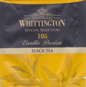 Sachet de thé: 105 Vanilla Passion Black Tea (Whittington, Italie ...