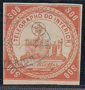 Stamp: Telegraph - New Model (Brazil(Telegraph) Yt:BR TG5,RHM:BR T-9 ...
