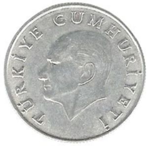 Coin: 25 Lira (Türkiye (Turkey)(1984~1989 - 7th Circulation series) WCC ...