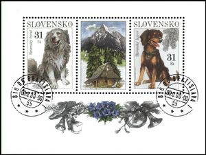 Stamp: Slovak Dogs (Canis lupus familiaris) (Slovakia(Slovak Dog Breeds ...