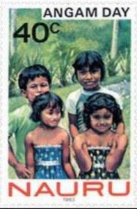 Stamp: Children (Nauru(Angam Day) Mi:NR 275,Sn:NR 276,Yt:NR 274,Sg:NR ...