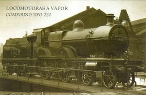 Pocket Calendar: Steamloc Compound 220 - 08/10 (Spain(Steam Locomotives ...