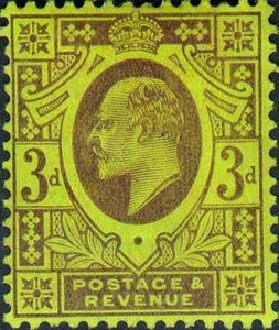 Stamp: King Edward VII (United Kingdom of Great Britain & Northern ...