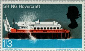 Stamp: "SRN 6" Hovercraft (United Kingdom of Great Britain & Northern ...