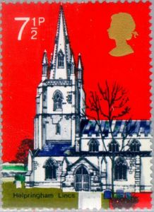 Stamp: St Andrew's, Helpringham, Lincs. (United Kingdom of Great ...