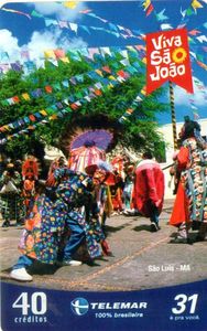 Telefonkarte: 3/6 - São Luís - MA - 4408 - N (Telemar RJ 02, Rio de ...