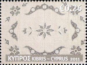 Stamp: Cyprus Lace (Cyprus(Cyprus Embroidery) Mi:CY 1206,Sn:CY 1145,Yt ...