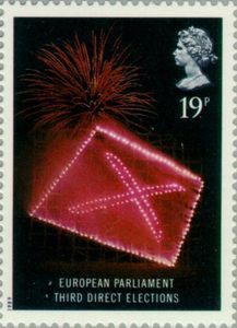 Stamp: Cross on Ballot-paper (United Kingdom of Great Britain ...