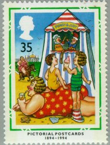 Stamp: Punch and Judy Show (United Kingdom of Great Britain & Northern ...