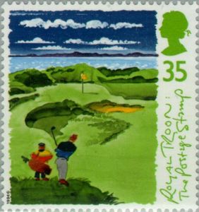 Stamp: The 8th Hole ("The Postage Stamp"), Royal Troon (United Kingdom ...
