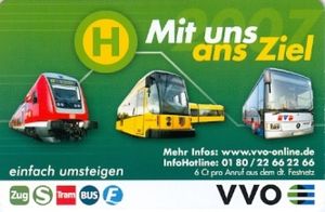 Pocket Calendar: VVO - Mit uns ans Ziel (Germany, Federal Republic(VVO ...