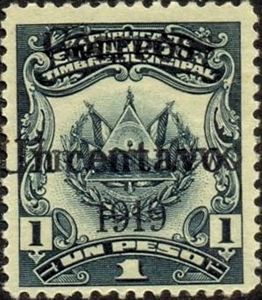 Stamp: Municipal stamp overprinted (El SalvadorMi:SV 395,Sn:SV 473,Yt ...