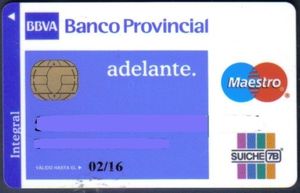 Bank Card: BBVA Banco Provincial Adelante (Banco Provincial ...