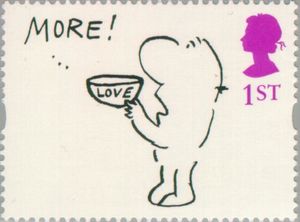Stamp: "More! Love" (Mel Calman) (United Kingdom of Great Britain ...