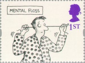 Stamp: "MENTAL FLOSS" (Mel Calman) (United Kingdom of Great Britain ...