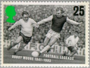 Stamp: Bobby Moore 1941-1993 (United Kingdom of Great Britain ...