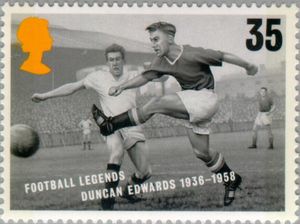Stamp: Duncan Edwards (United Kingdom of Great Britain & Northern ...