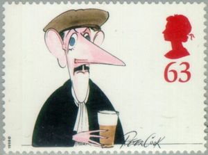 Stamp: Peter Cook (United Kingdom of Great Britain & Northern Ireland ...