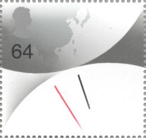 Stamp: Millennium Timekeeper Asia (United Kingdom of Great Britain ...