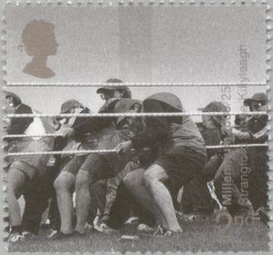 邮票: Raising the Stone (Strangford Stone, Killyleagh) (英国(Millennium ...