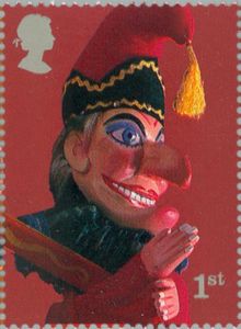 Stamp: Mr. Punch (United Kingdom of Great Britain & Northern Ireland ...
