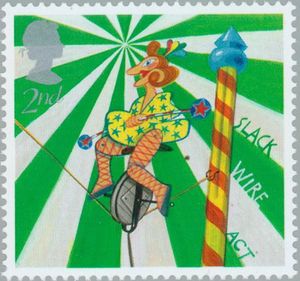 Stamp: Slack Wire Act (United Kingdom of Great Britain & Northern ...