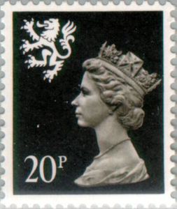 Stamp: Queen Elizabeth II - 20p Machin Portrait (United Kingdom ...