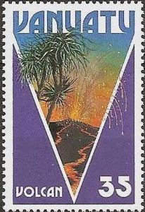 Stamp: Volcano (Vanuatu(Tourism) Mi:VU 717,Sn:VU 411,Yt:VU 732,Sg:VU 426
