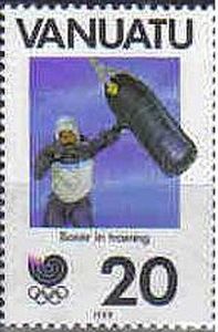 Stamp: Boxing (Vanuatu(Summer Olympic Games 1988 - Seoul) Mi:VU 793,Sn ...