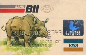 Bank Card: Visit Indonesia Year 1991 (Bank BII, IndonesiaCol:ID-VI-0002