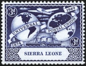Stamp: 75th Anniversary of Universal Postal Union (UPU) (Sierra Leone ...
