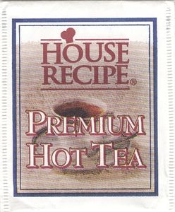 Tea Bag: Premium Hot Tea, dark blue frame (House Recipe, United States ...