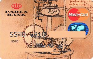 Bank Card: Mastercard (Parex Bank, LithuaniaCol:LT-MC-0006