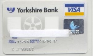 Bank Card: Yorkshire Bank (Yorkshire Bank, United Kingdom of Great ...