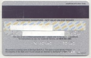 Bank Card: MonumenT (Barclays Bank, United Kingdom of Great Britain ...