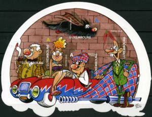 Stamp: Superhero (Luxembourg(Superjhemp) Mi:LU BL25,Sn:LU 1298,Yt:LU ...