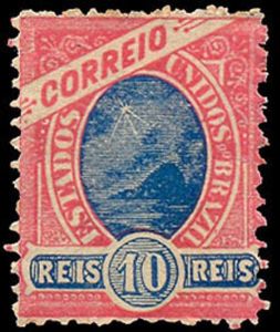 Stamp: Bay of Rio de Janeiro (Brazil(Republican Dawn - Modified) Mi:BR ...