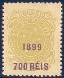 Stamp: Southern Cross (Brazil) (Printed on The Southern Cross) Mi:BR ...