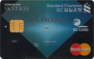 Bank Card: MasterCard "The Mileage" with diamond (Standard Chartered ...